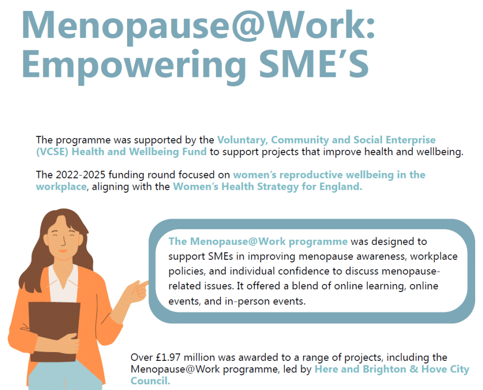 What works for Menopause in the workplace? Sharing what we’ve learned ...